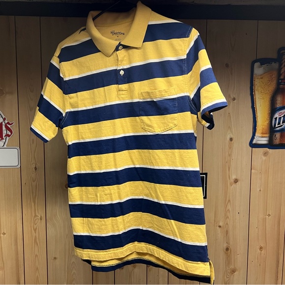 St. John's Bay | Shirts | St Johns Bay Striped Polo Shirt With Pocket ...
